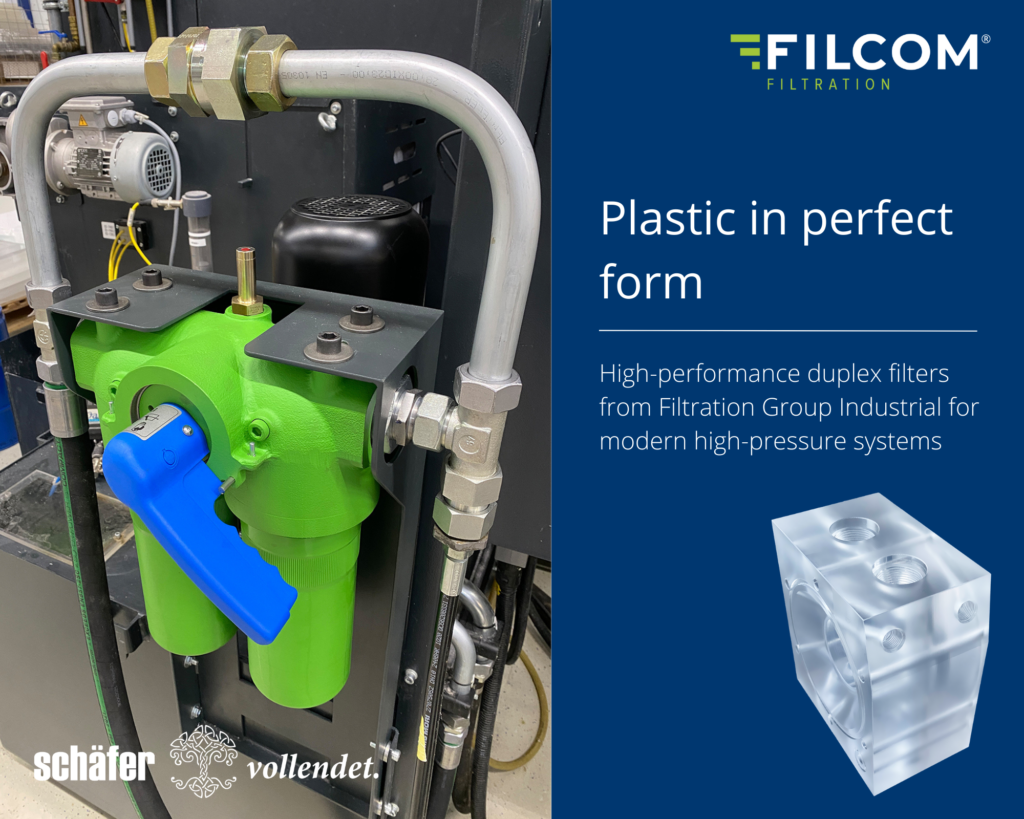 High-performance FG duplex filters for modern hydraulic systems