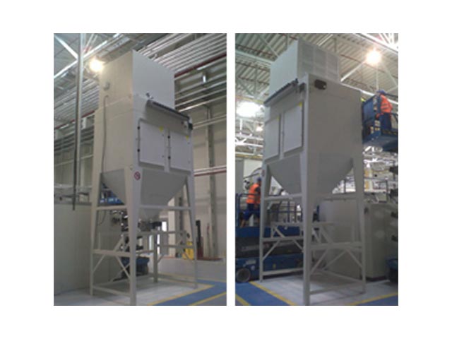 Production line powder coating - FG dedusting systems - Made in Romania ...